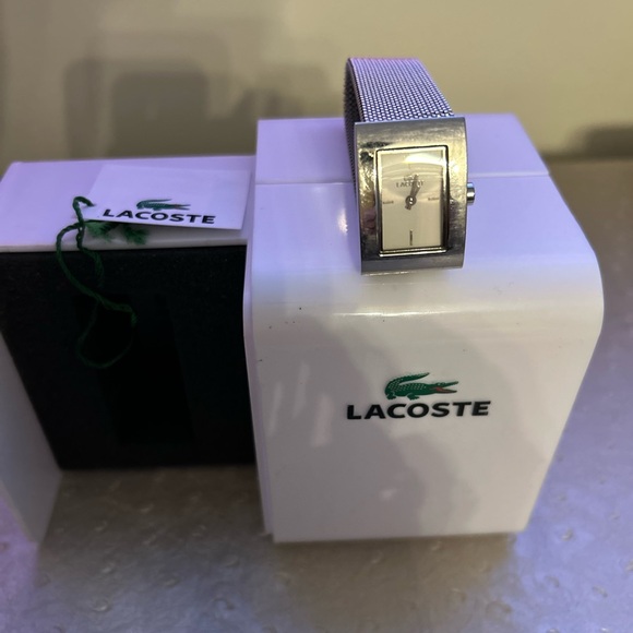Accessories | Lacoste Silver Watch | Poshmark